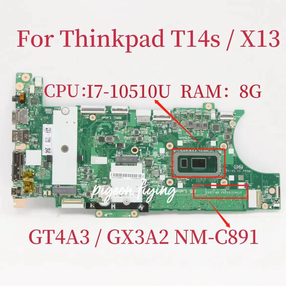 NM-C891-Mainboard-for-ThinkPad-T14s-X13-Laptop-Motherboard-CPU-I7 ...