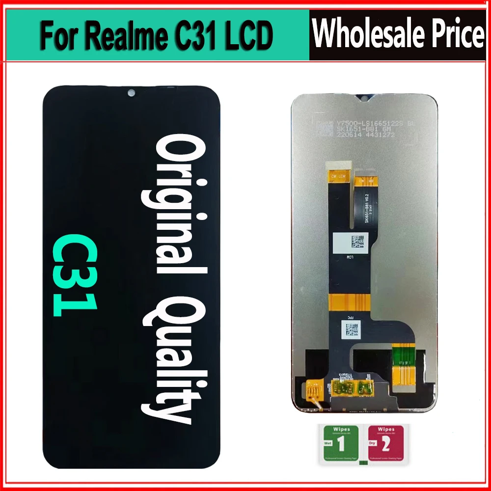Original-LCD-For-Realme-C31-LCD-Frame-RMX3501-Display-Screen-Touch ...