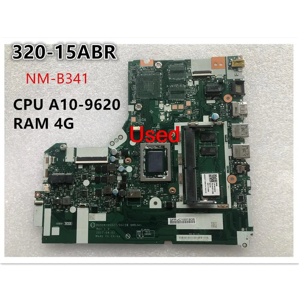 Used-For-Lenovo-Ideapad-320-15ABR-Laptop-Motherboard-mainboard-NM-B341 ...