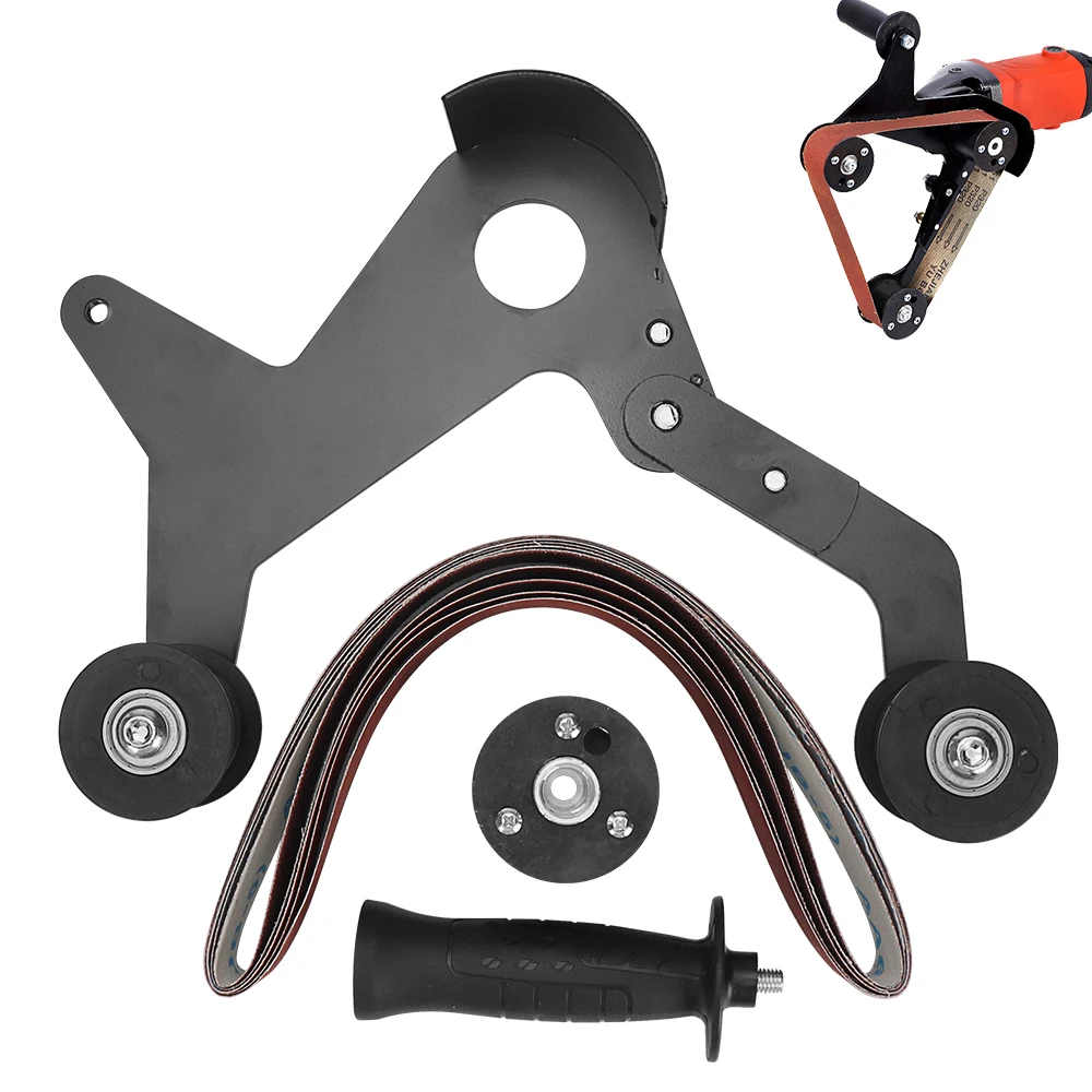 SI FANG Mini Belt Sander Sanding Machine Attachment Stainless Steel ...