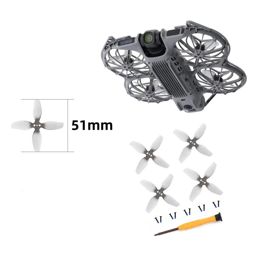 for DJI Neo 2 Propellers 4-Blade Propeller Drone Camera Accessories ...