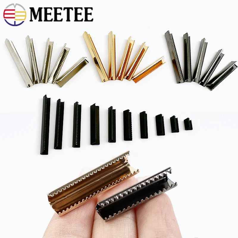 10Pcs 10-60mm Metal Tail Clip Buckles for Strap Suspenders Belt Tails ...