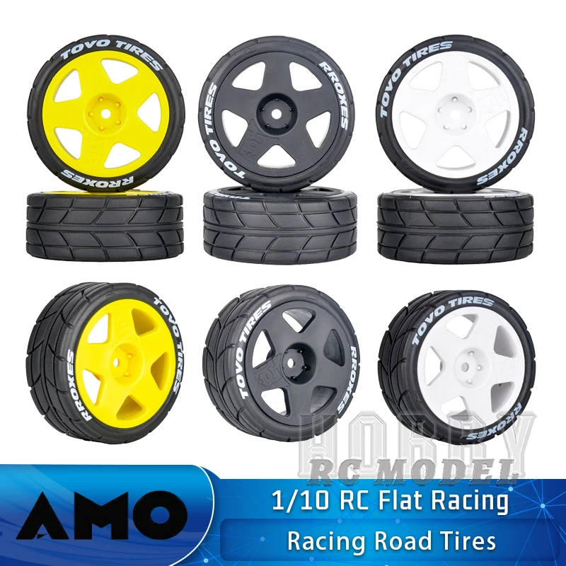 Rubber Wheel Rc Racing Tires | 4pcs Rc Racing Car Tires | Wheels Rubber ...