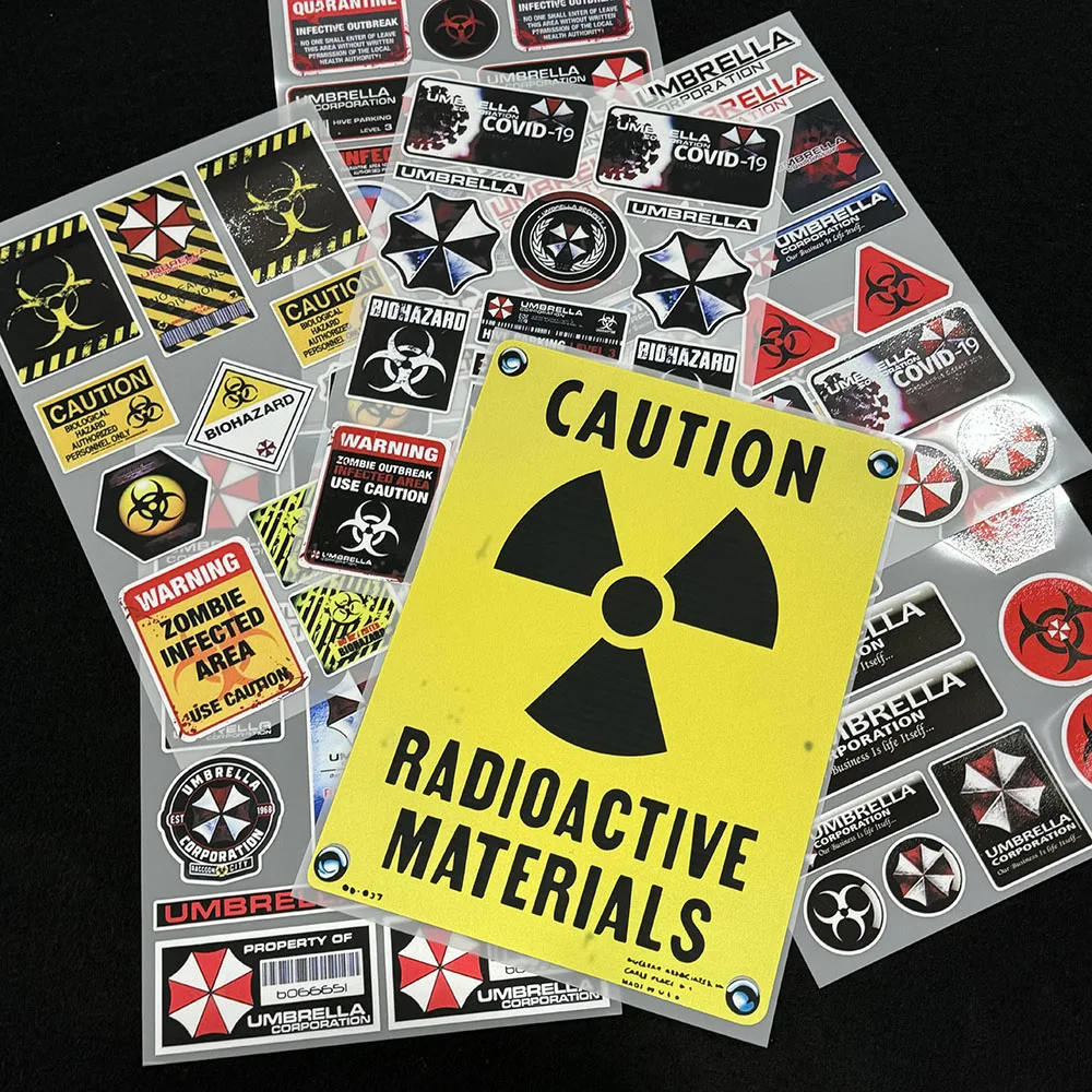 Motorcycle-Reflective-Stickers-Resident-Evil-Umbrella-Brera-Logo-Body ...