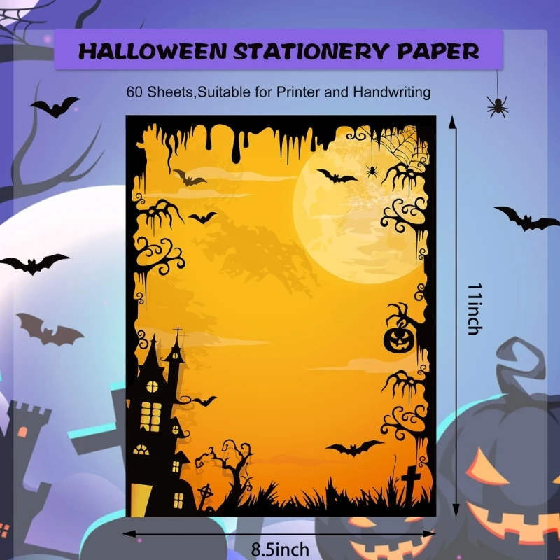Halloween Border Paper