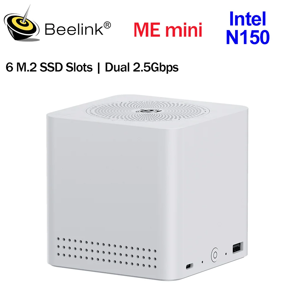 2025 Beelink NAS ME Mini Intel Twin Lake N150 LPDDR5 4800MHz Home ...