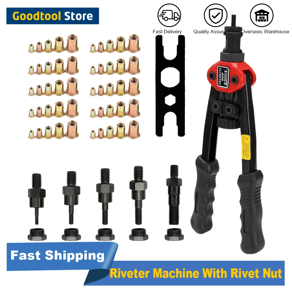 Riveter-Machine-Rivet-Nut-with-Hand-Threaded-Rivet-Nuts-Gun-BT606-M3-M4 ...
