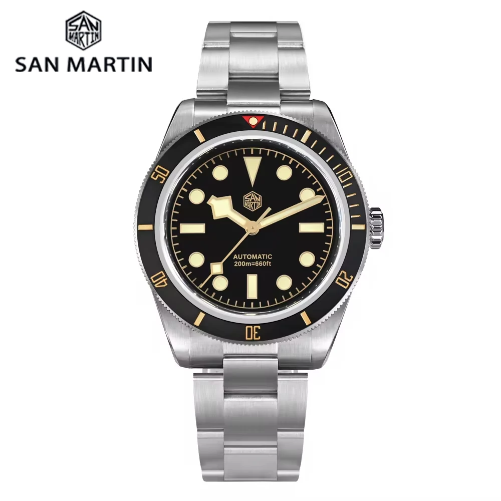 San-Martin-Upgraded-V2-BB58-6200-Limited-Edition-Watch-120-Clicks-Matte ...