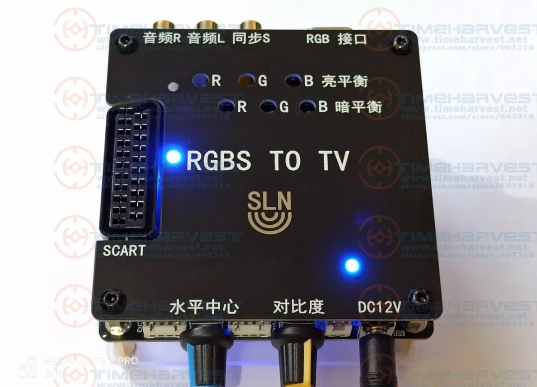 New SCART to TV Converter RGBS to AV Video EUR SCART To Composite RCA ...