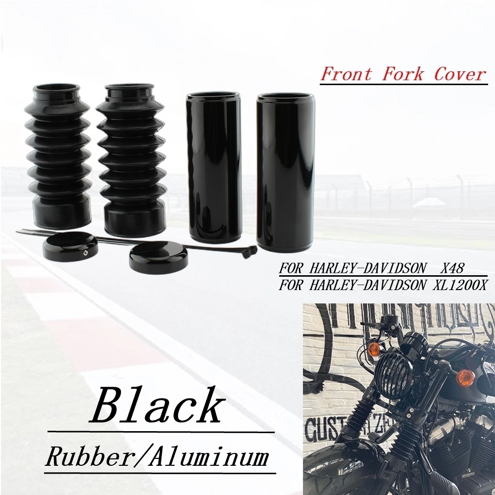 For Harley-davidson X48 16-22 Front Fork Cover Motorcycle Protector ...
