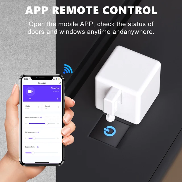 Tuya Smart Bluetooth Finger Robot Fingerbot Switch Gomb Puser Life App ...