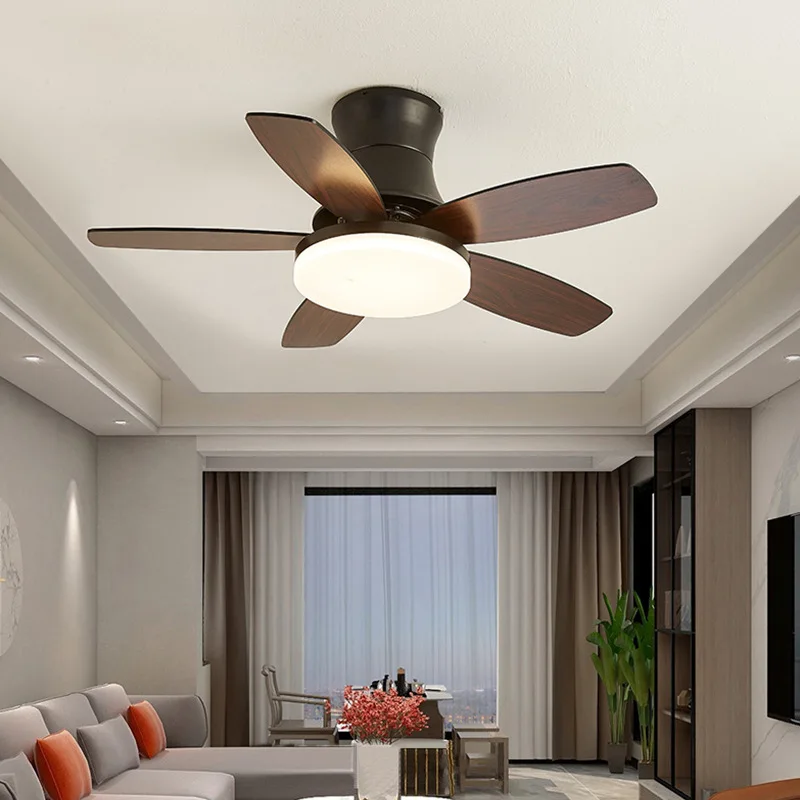 Living-Room-Fan-Light-Intelligent-Frequency-Bedroom-Ceiling-Fan-Light ...