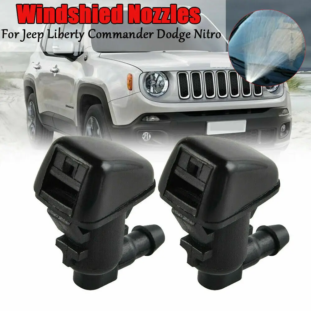 Front Hood Watering Nozzles Water Sprayer Jet for Grand Cherokee 2011 ...