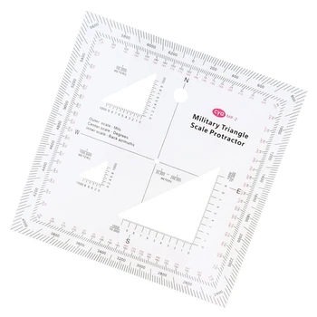 5x5'' Military MGRS Coordinate Scale Map Reading and Land Navigation ...
