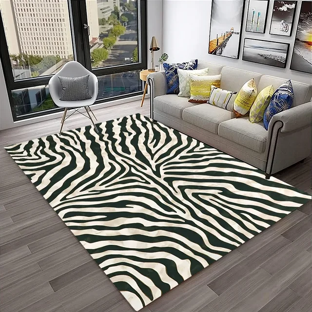 Zebra Texture Carpet Amazon.com: Totots Kitchen Carpets Zebra Texture