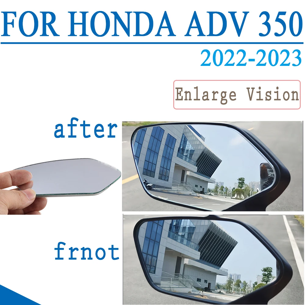 For-HONDA-ADV-350-Convex-Mirror-Rearview-Mirrors-Lens-2024-2023-2022 ...