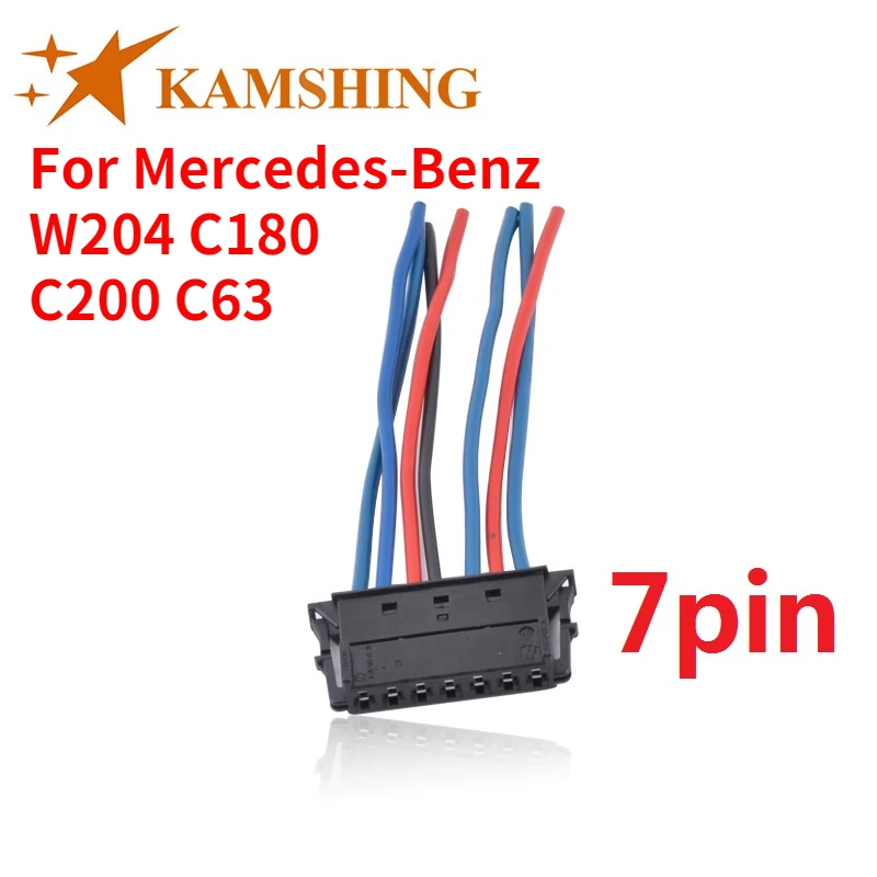 CAPQX 7Pin For Mercedes-Benz W204 C180 C200 C63 Rear Tail Light Plug ...