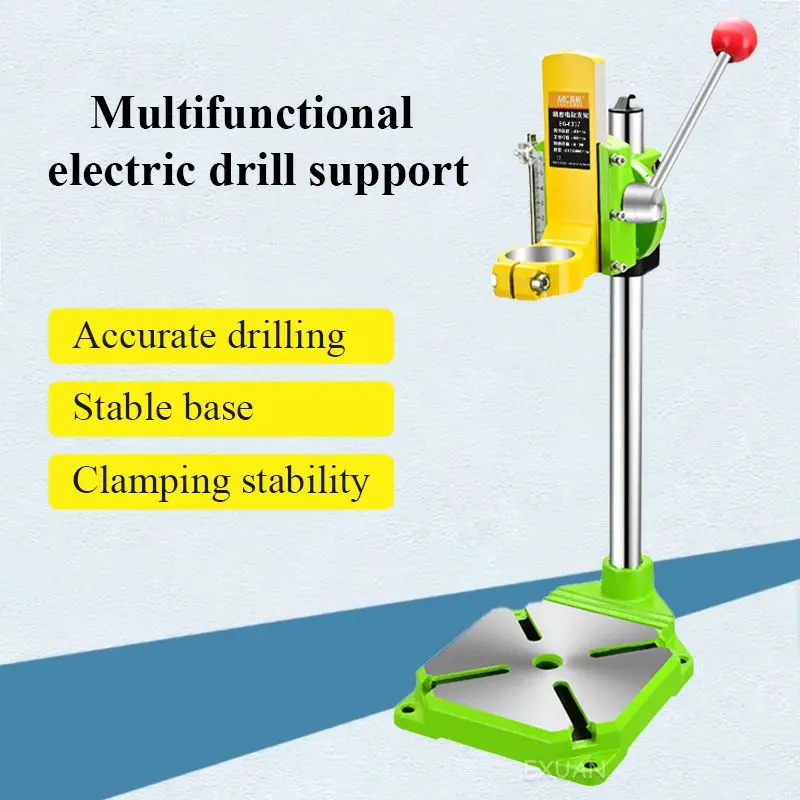 Electric-power-Drill-Press-Stand-table-for-Drills-Workbench-Clamp-for ...