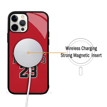 B-Basketball M-Michaell-J-Jordan Phone Case Strong Magnetic For IPhone ...