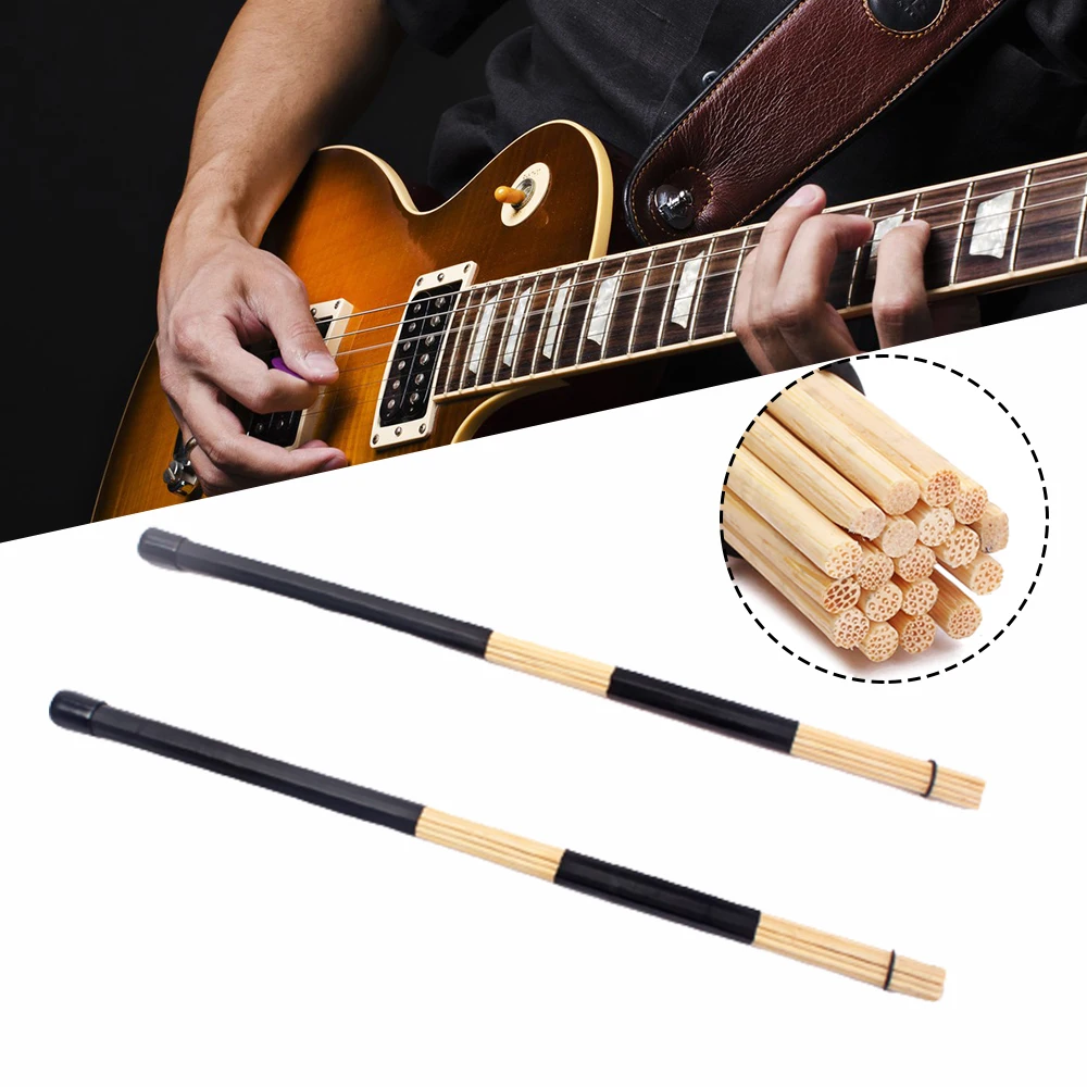 Palo de tambor de bambú para Jazz, palo de percusión de Balada de Jazz ...