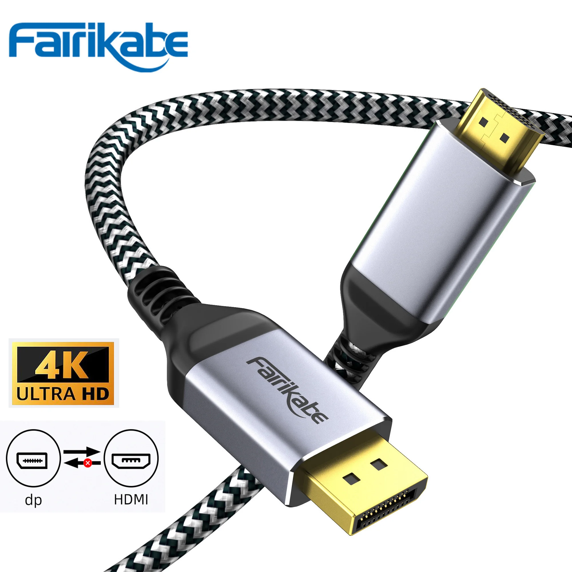 4K30HZ-DisplayPort-to-HDMI-Cable-120Hz-Display-Cable-to-HDMI-Extend ...