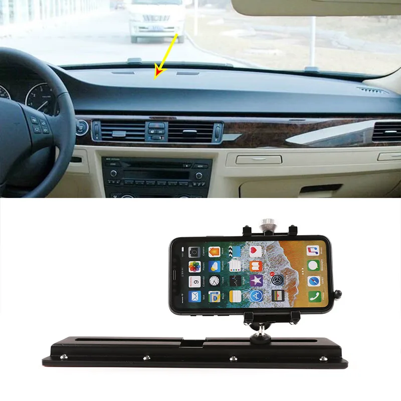 For-BMW-3-Series-E90-E92-E93-05-12-Aluminum-alloy-Black-Car-dashboard ...