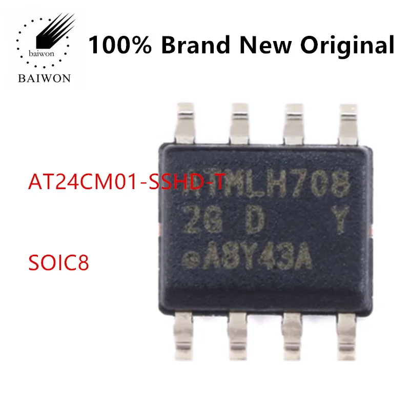 100-Original-Electronic-Components-IC-Chips-AT24CM01-SSHD-T-I2C-Compatible-2-wire-Serial-EEPROM ...