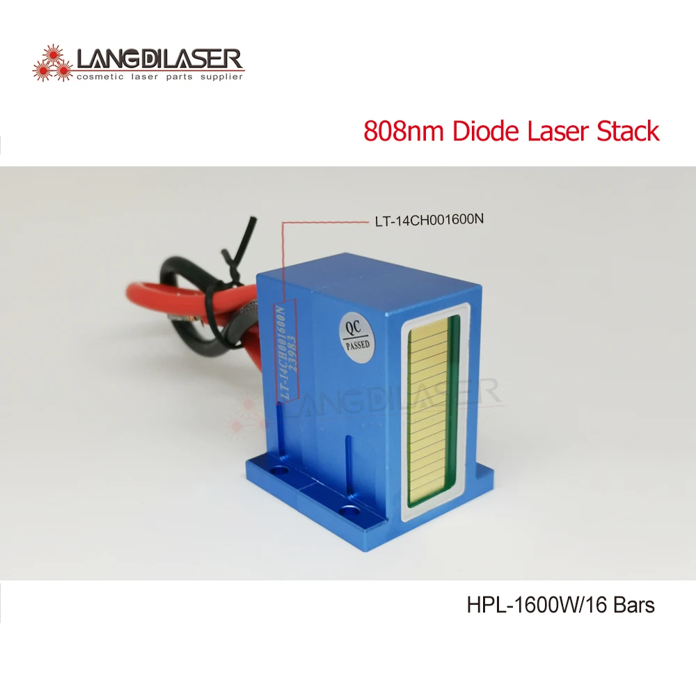 Hpl-1600w Diode Laser Stack For Permanent Hair Removal / 16 Bars ...