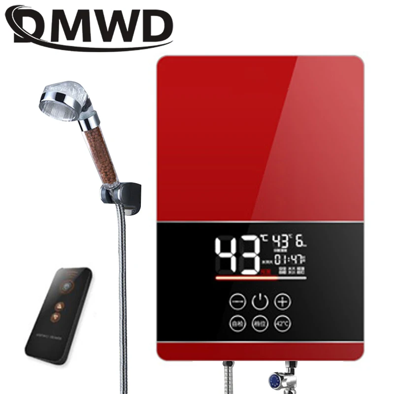 Remote Control 6050W Instant Electric Thermostat Hot Water Heater Smart ...