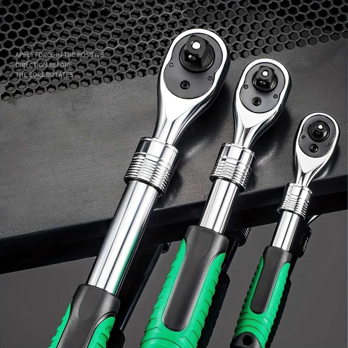 Drive-Socket-Ratchet-Set-com-extens-vel-Handle-Wrench-Quick-Release ...