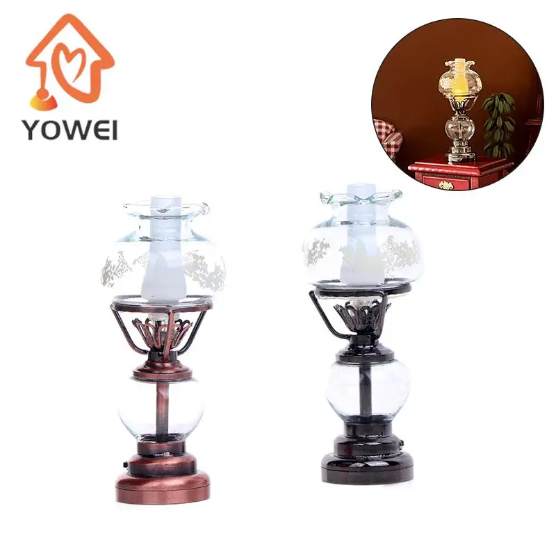 1pc-Dollhouse-Miniature-LED-Light-Candlestick-Lamp-Desk-Lamp-Home ...
