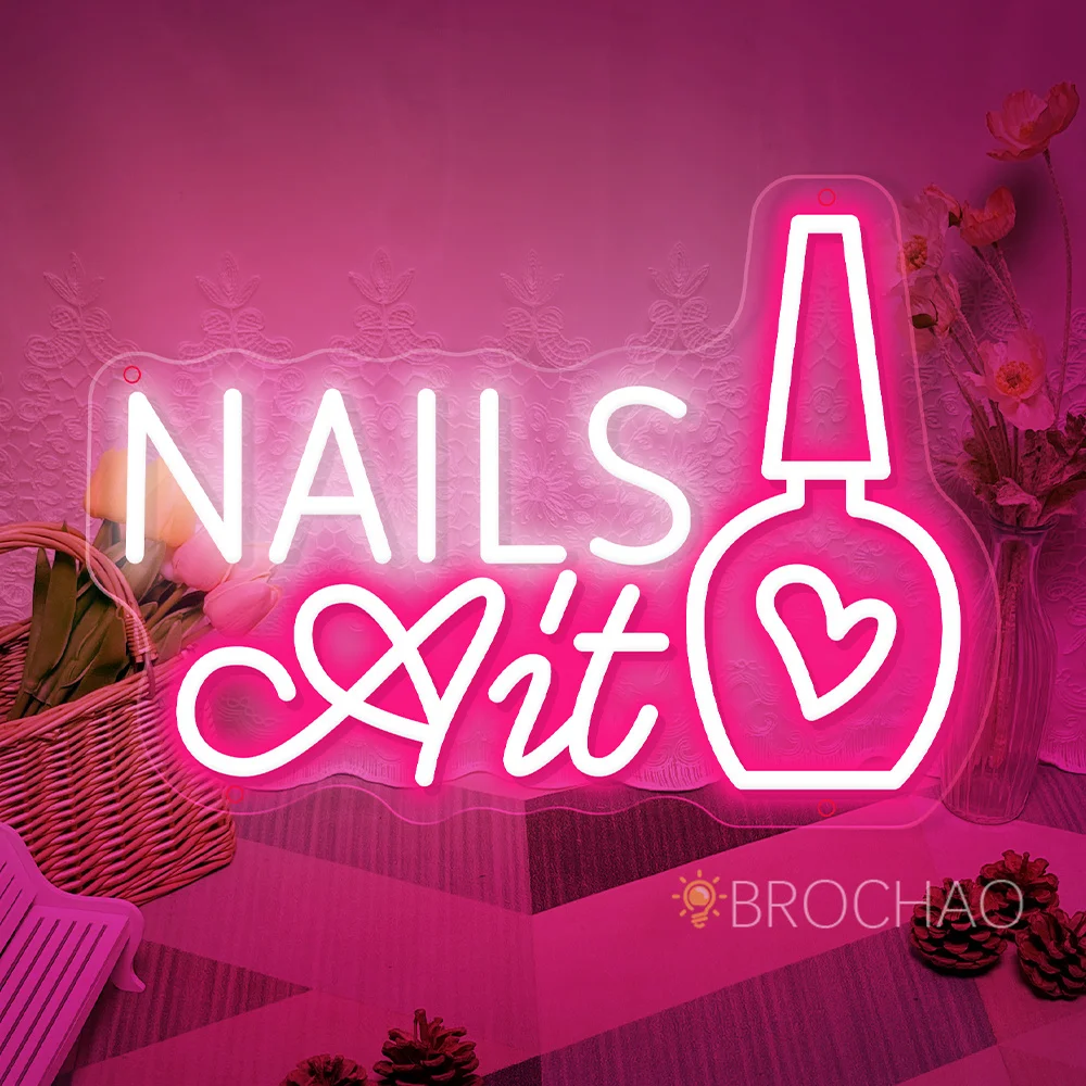 Nails-Ait-Neon-Led-Signs-Beauty-Room-Decor-Wall-Art-Nails-Salon-Neon ...