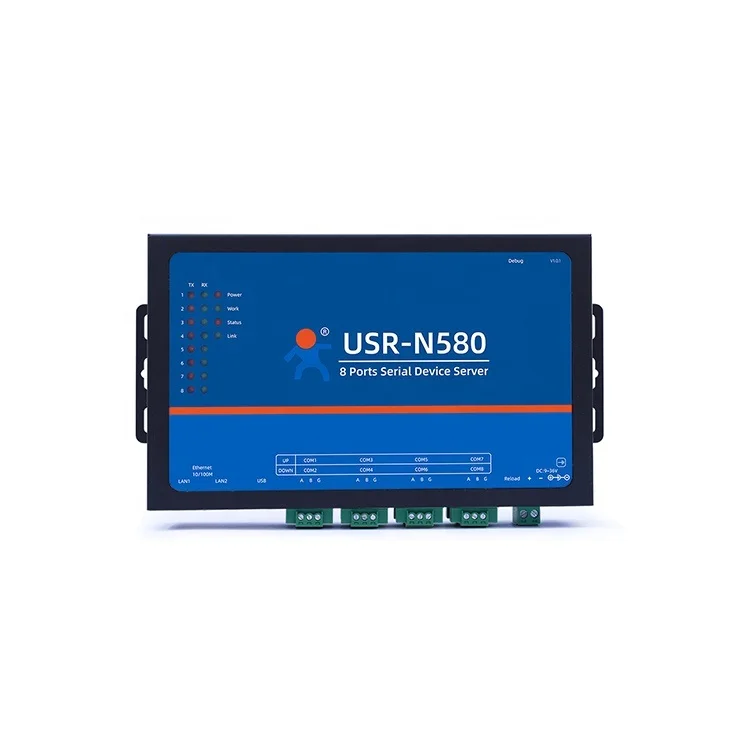 Usr-N580 Ethernet Serial Server 8 Rs485 Ports Converter Támogatja A További Eszközöket. – FIXO.hu