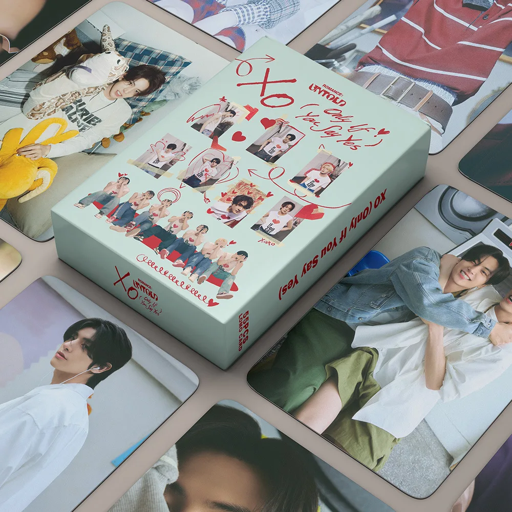 55Pcs-Kpop-Boys-Idol-New-Album-ROMANCE-UNTOLD-Lomo-Card-Photocards-XO ...