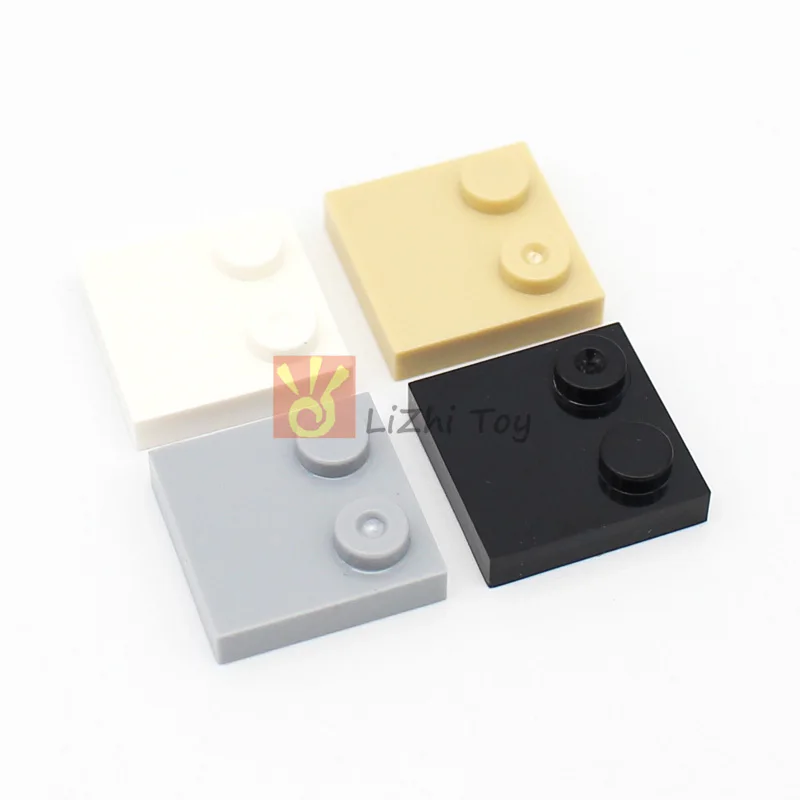 30pcs MOC Flat Tiles 3909 Tile Modified 2x2 with Studs on Edge DIY ...