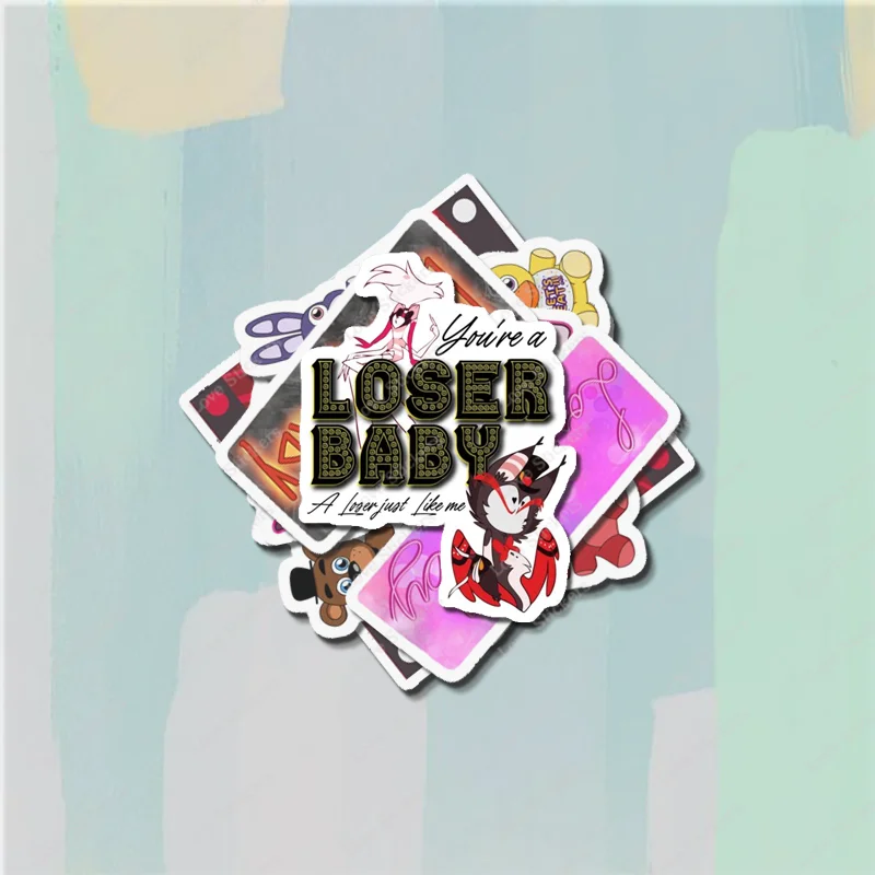 Loser-Hazbin-Hotel-Loser-Baby-5PCS-Stickers-for-Living-Room-Bumper ...