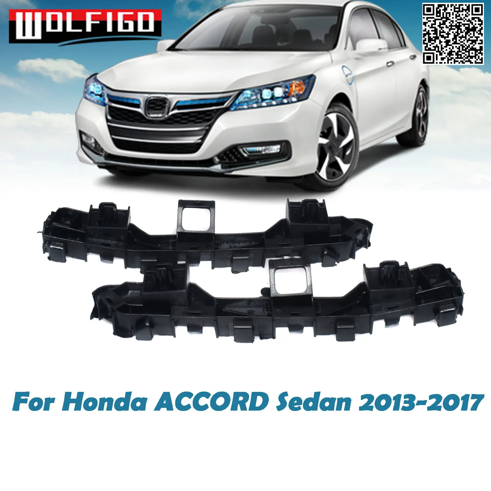 Front-Left-Right-Headlight-Bumper-Bracket-Mount-Support-Fit-Honda ...