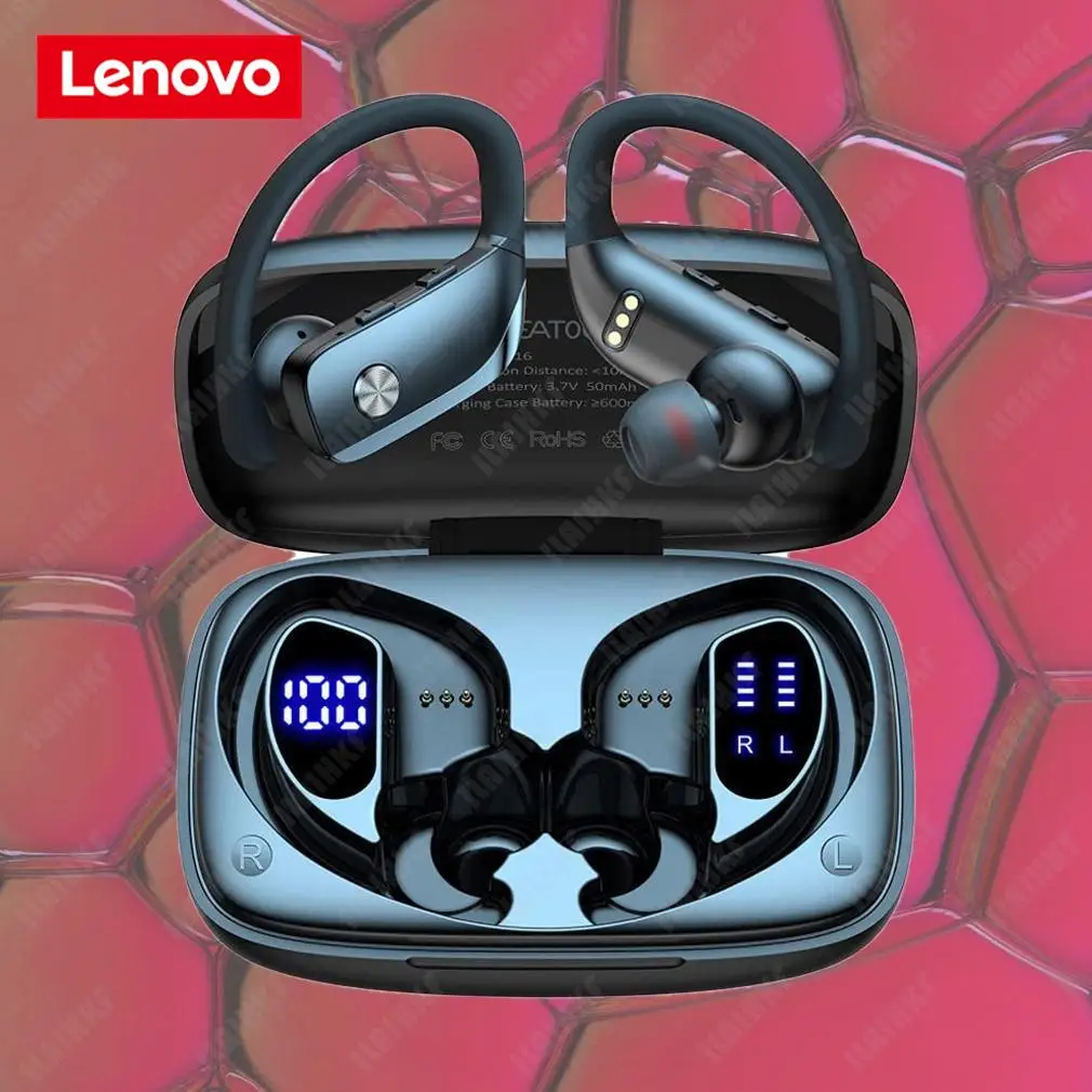 Lenovo-auriculares-inal-mbricos-TWS-con-Bluetooth-cascos-con-cancelaci-n-activa-de-ruido-IPX5 ...