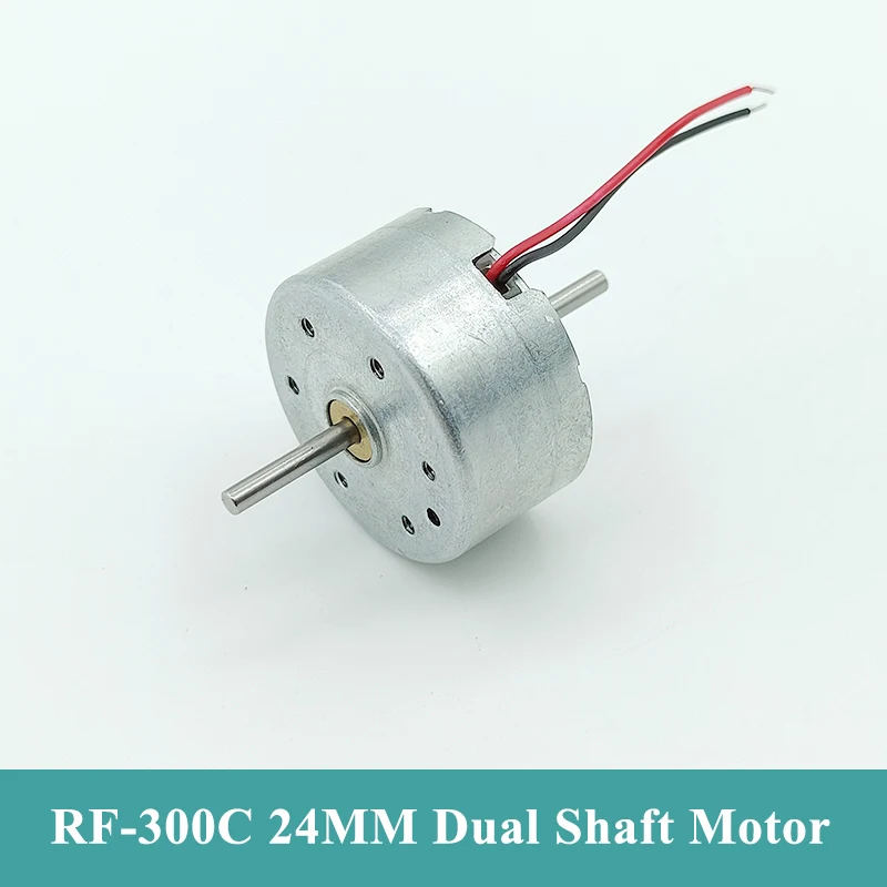 RF 300 Dual Shaft Double Axle Mini 300 Motor DC 6V 18V 9V 12V 14000RPM ...