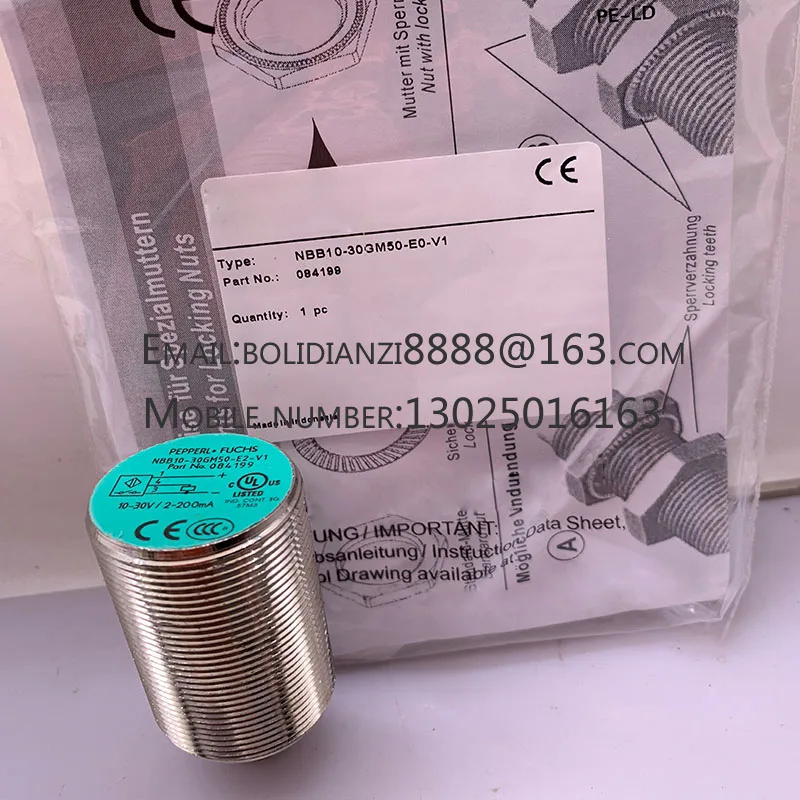 New Proximity Switch Sensor Nbb10 30gm50 E0 V1 E2 V1 E0 E2 A0 A2 Ws Wo
