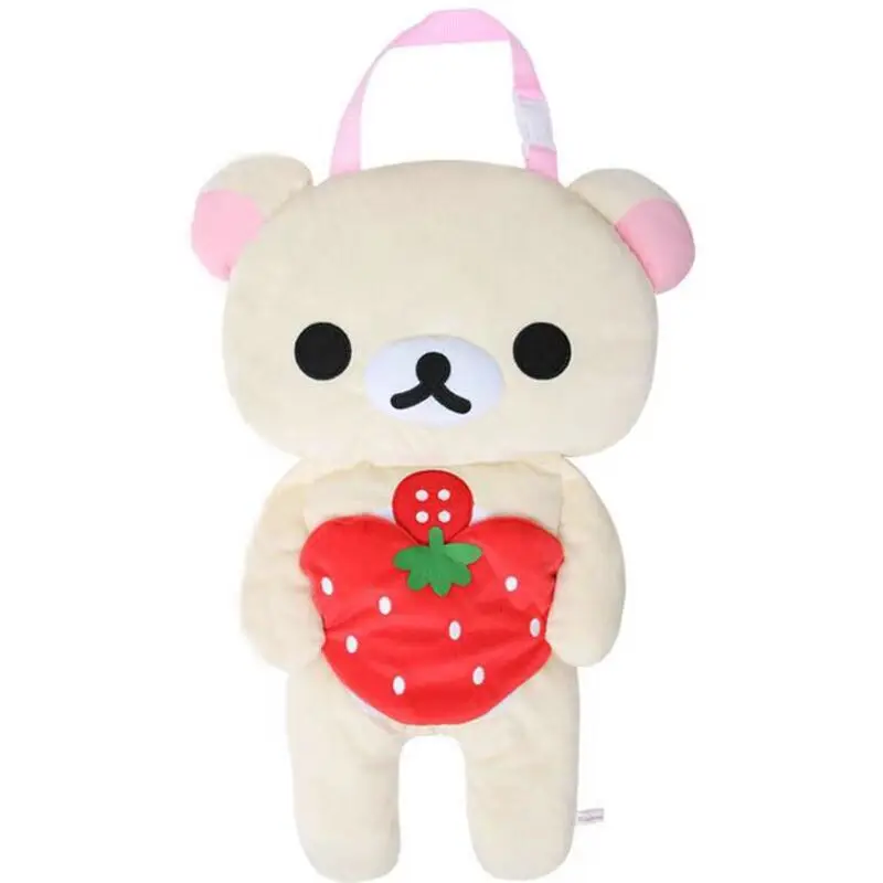 New Cute Rilakkuma Korirakkuma Bear Bunny With Strawberry Plush Stuffed ...