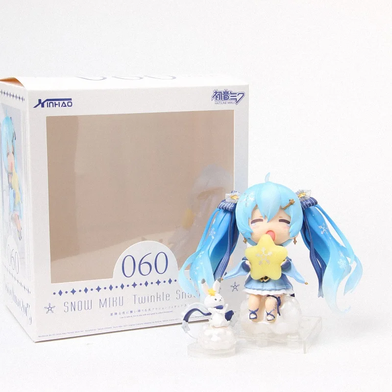 10cm Snow Miku Action Figure Hatsune Miku Twinkle Ver. Anime Model ...