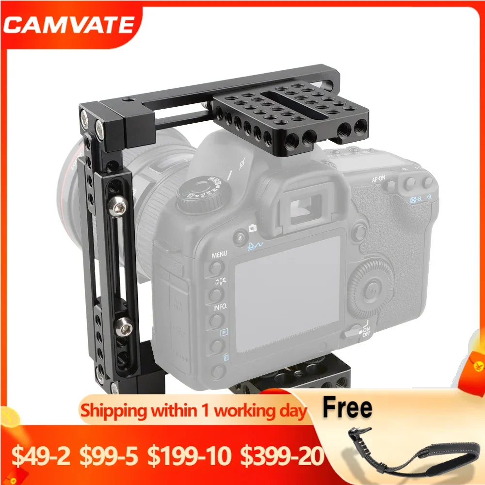 CAMVATE-Camera-Cage-Rig-For-Canon-60D-70D-80D-5D-MarkII-5D-MarkIII-5DS ...