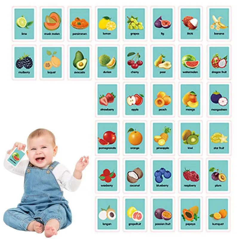 Learning-Cards-For-Toddlers-Kids-Vocabulary-Learning-Cards-Christmas ...
