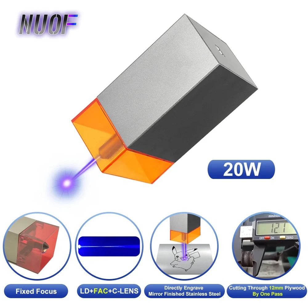 NUOF-20W-40W-Optical-Power-Laser-Module-with-Air-Assist-450nm-4-8LDs ...