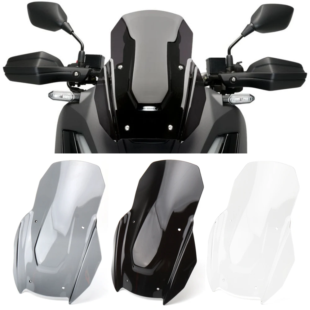 New-3-colors-Motorcycle-Accessories-Windshield-Windscreen-Wind ...