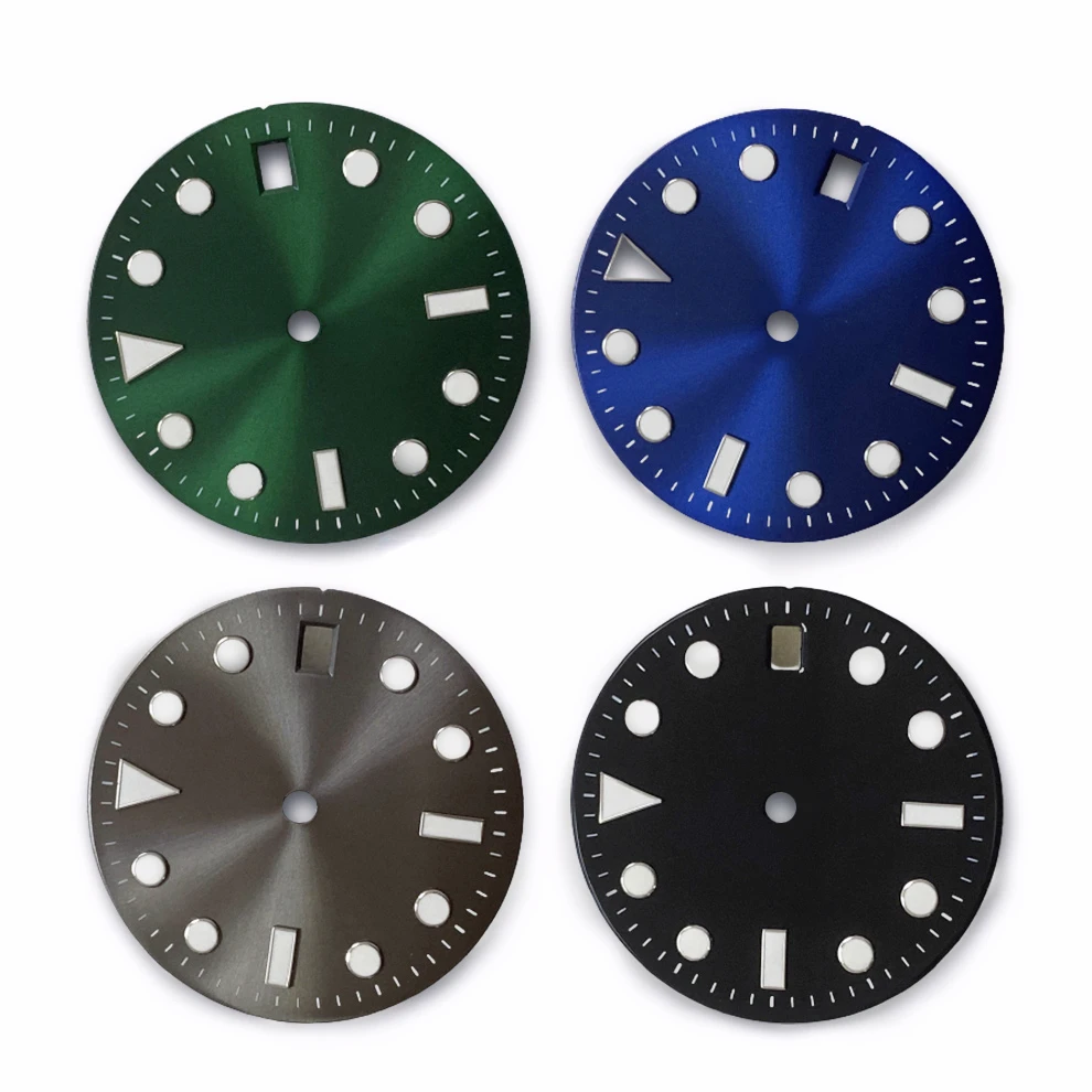 NH35-Watch-Accessories-29mm-Watch-Dial-Blue-Luminous-Watch-Faces-for ...