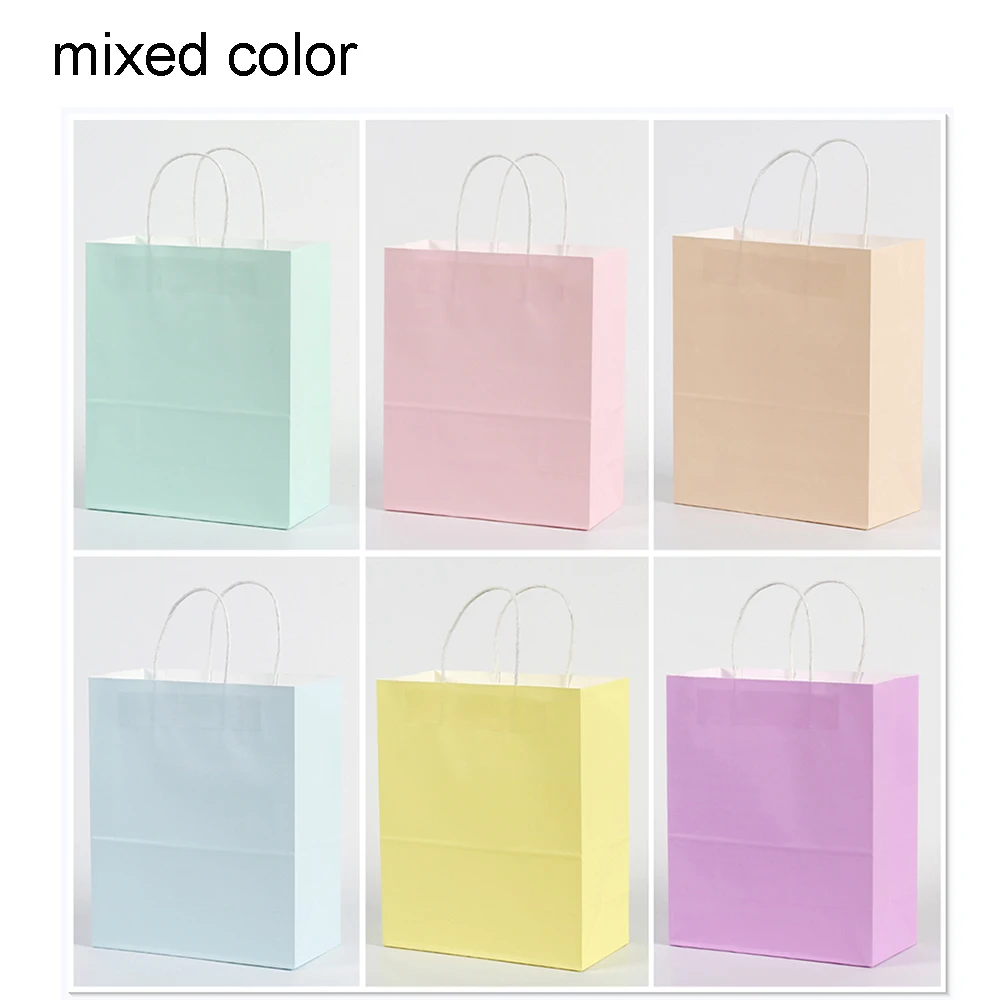 6 bolsas de regalo de papel para macarrones, bolsas para envolver ...