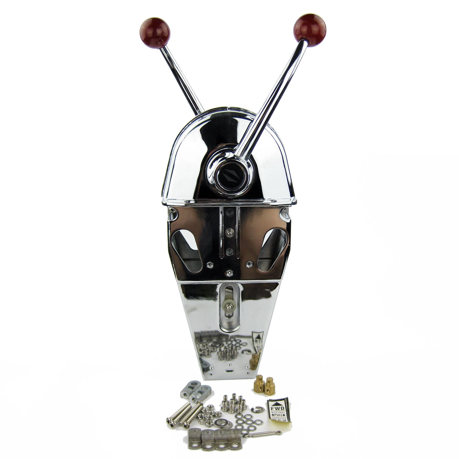 Dual Engine Console Universal Boat Throttle Remote Control Box Twin ...