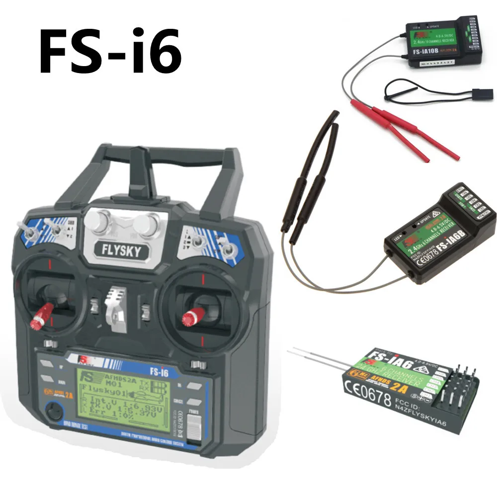 Flysky-FS-i6-fs-i6-2-4g-6ch-rc-transmissor-controlador-ia6-ia6b-ia10b ...